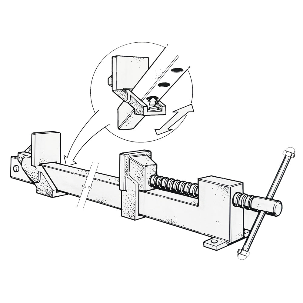 ToughCut Heavy Duty Professional ToughClamp Sash Clamp